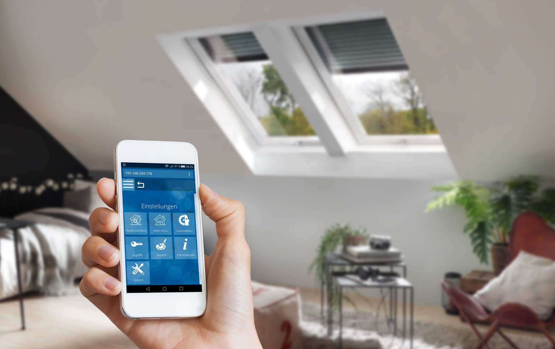 Dachfenster-Ausstattung für dein Smart Home |Roto